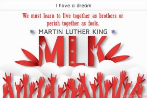 Martin Luther King, Jr. Day Greeting Cards