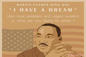 Martin Luther King, Jr. Day Greeting Cards