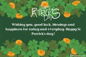 St. Patrick's Day Wishes Card Images