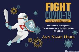Coronavirus COVID-19 Card - Corona Virus Prevention