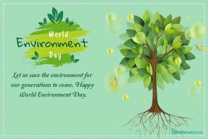 Free World Environment Day Cards