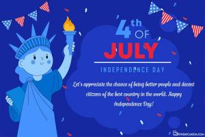 4th of July Independence Day USA Cards