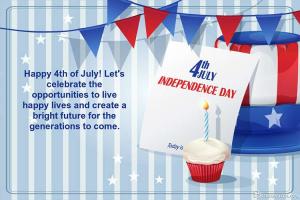 4th of July Independence Day USA Cards