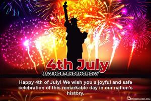 4th of July Independence Day USA Cards