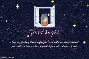Good Night Cards