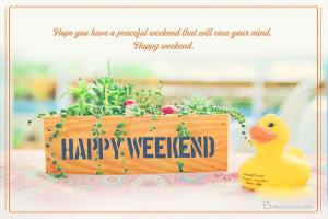 Happy Weekend Greeting Cards
