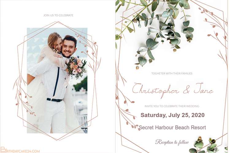 Best Wedding Invitation Card Design Free Download Best Design Idea