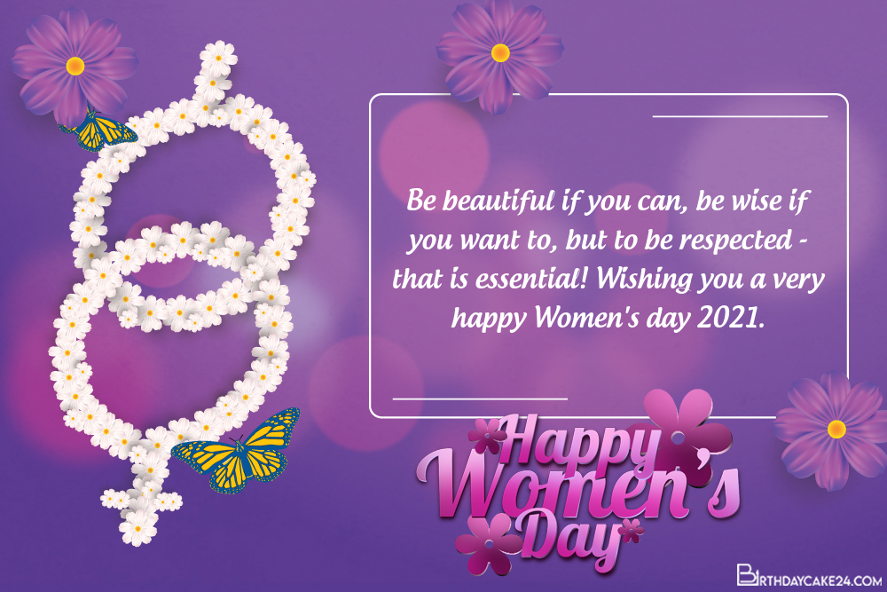 International Women s Day Card Free Download