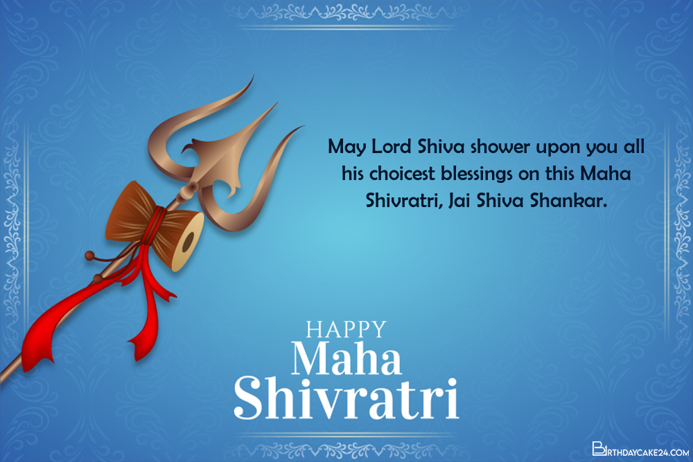 Design Custom Maha Shivratri Greeting Cards Online For Free