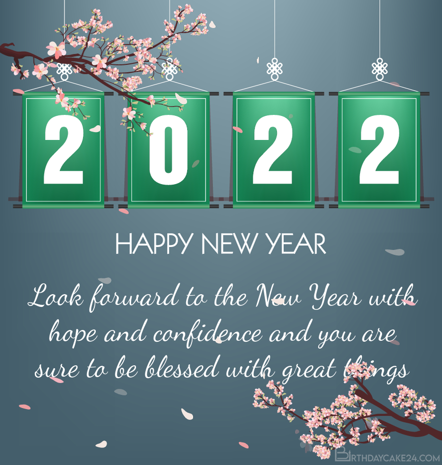 New Year s 2022 Flower ECards Greeting Cards Online