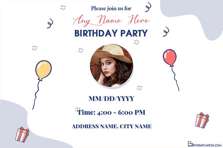 Free Birthday Invitation Card Design For Any Relationship